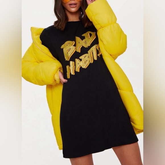 Dresses | Bad Habits Tshirt Dress | Poshmark